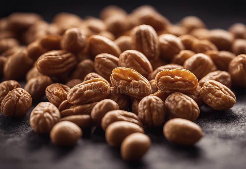 Fried peanuts stock illustration. Illustration of cereal - 306344176