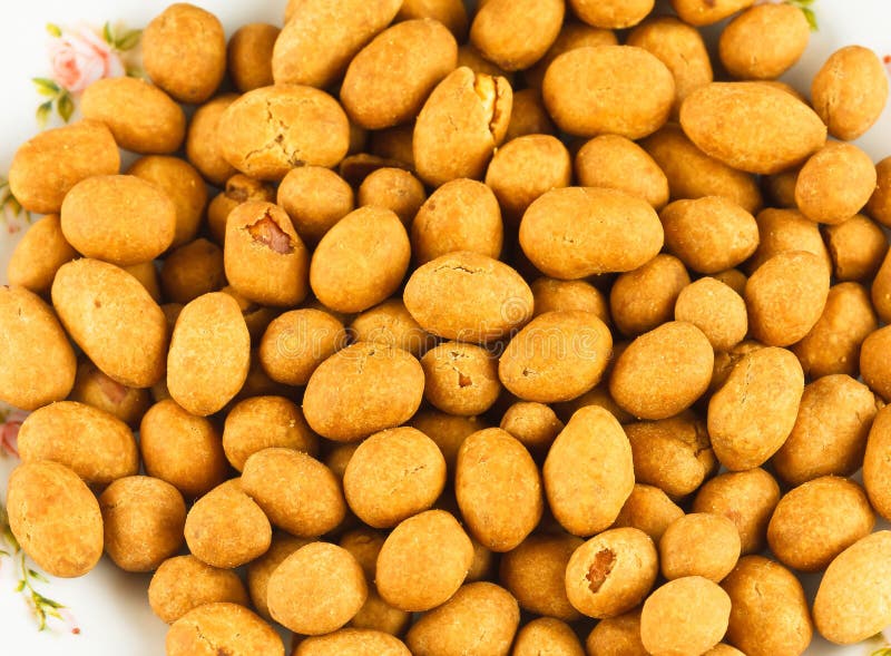 Fried Peanuts. stock photo. Image of agriculture, calories - 34380168
