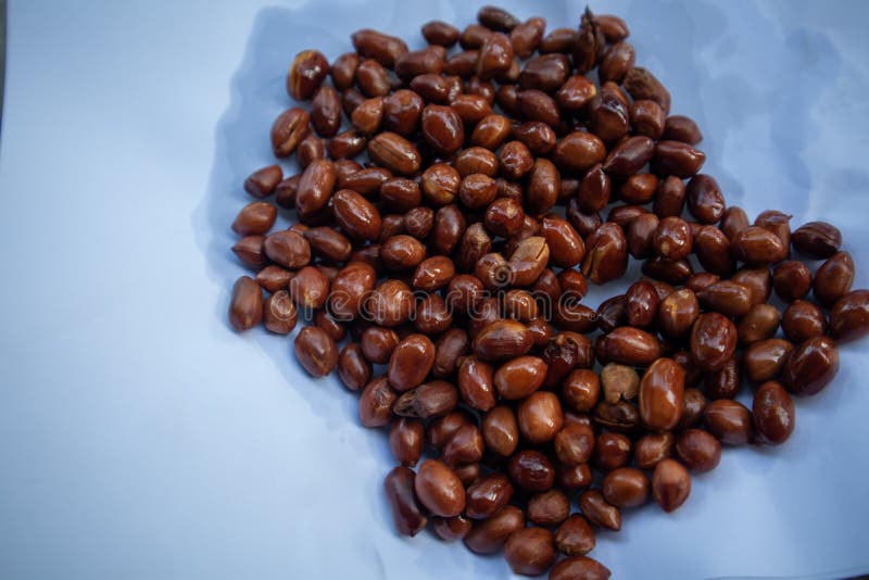 Fried Peanuts. stock photo. Image of agriculture, calories - 34380168