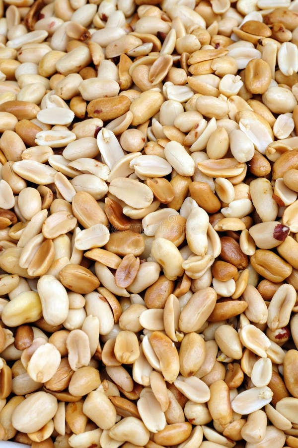 Peeled Raw Peanuts Food Background Stock Image - Image of peeled ...
