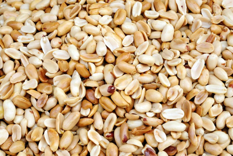 Peeled Raw Peanuts Food Background Stock Image - Image of peeled ...