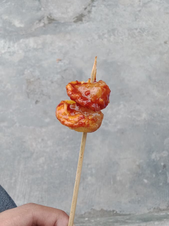 Fried pen stock image. Image of omelet, pentol, snacks - 288347823