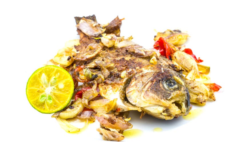 Fried Pickle Fish II immagine stock. Immagine di servito - 35188559