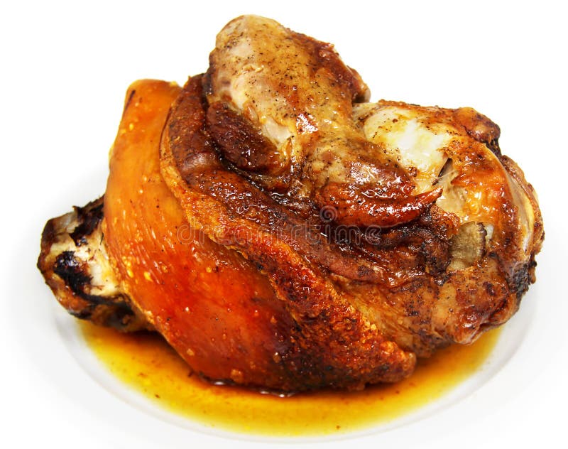 Fried pork foot stock image. Image of joint, meat, roast - 13861409