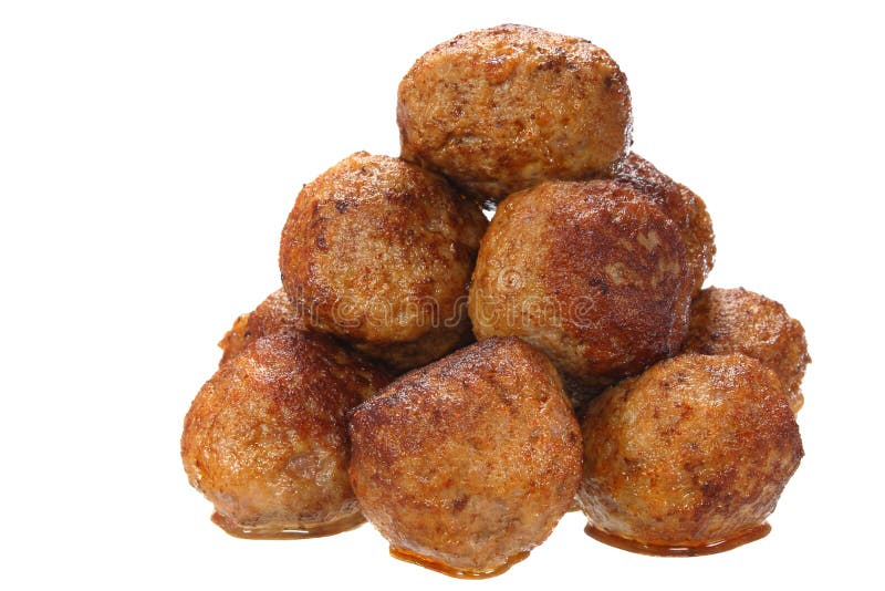 Fried Pork Meatballs Royalty Free Stock Photo - Image: 35241615