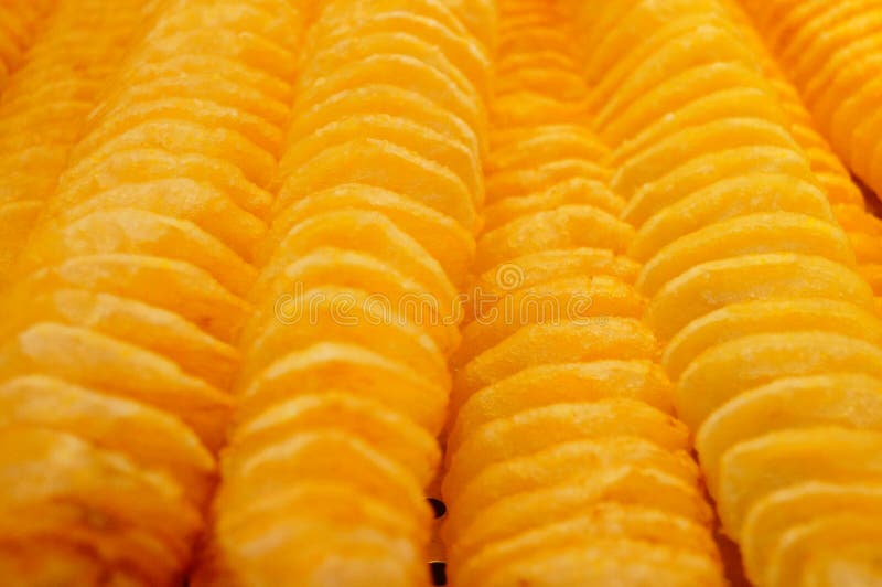 Fried Potato Chips, a String of Potato Chips Fried, into a Delicious ...