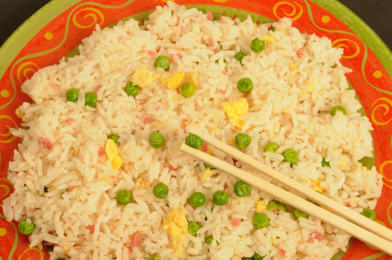 Close up of fried rice stock image. Image of food, rice - 219210475