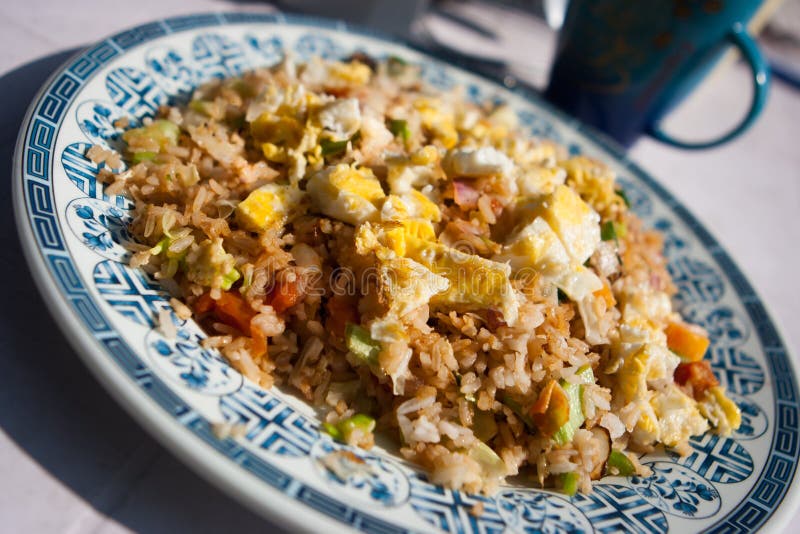 Fried Rice on the Annapurna Base Camp Trek, Nepal Stock Image - Image ...