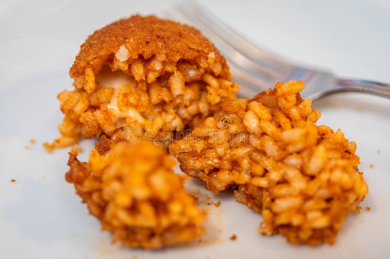 Fried Appetizer in Rome stock image. Image of pasta - 285909865