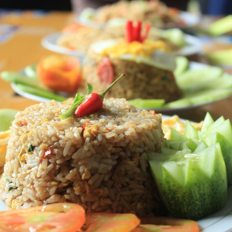 Fried rice competition stock photo. Image of food, competition - 201274152