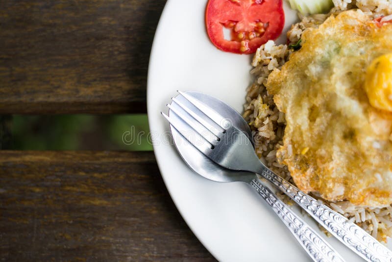 Fried rice dish close up stock image. Image of lifestyle - 42442243