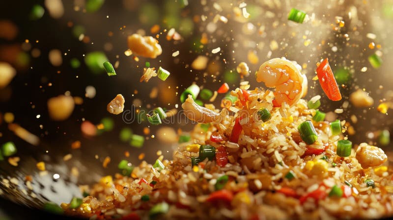 Shrimp Fried Rice Explosion Stock Photos - Free & Royalty-Free Stock ...