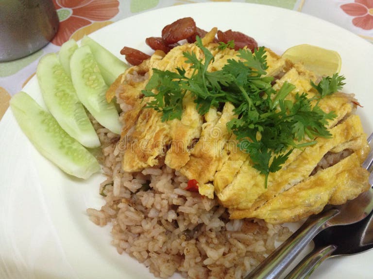 Fried rice stock photo. Image of fried, rice, vegatable - 52663320