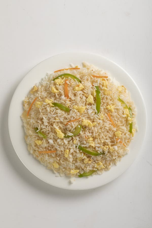 Fried Rice-homemade Fried Rice with Mixed Vegetable Stock Photo - Image ...
