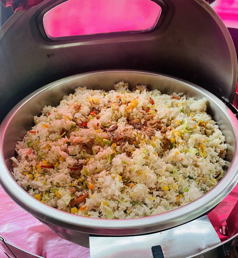 Fried Rice stock image. Image of chef, vegetables, meal - 355334265