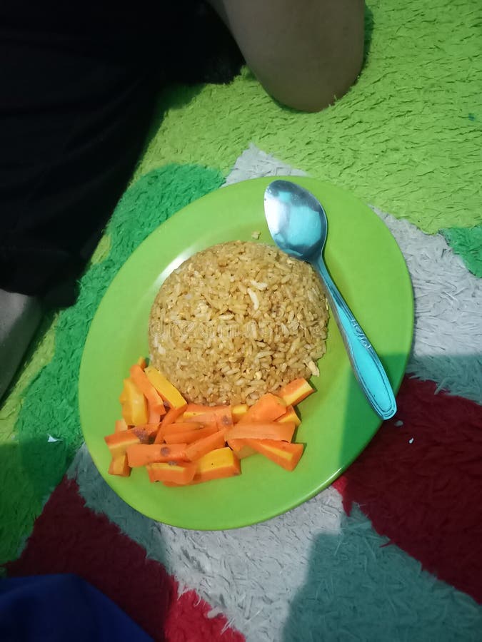 Fried Rice Mantap stock photo. Image of dessert, dish - 262730766