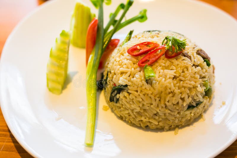 Fried rice stock image. Image of backgrounds, photograph - 69395993