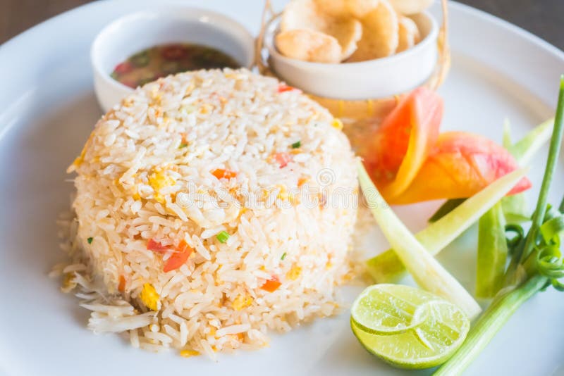 Fried rice stock image. Image of lunch, healthy, cuisine - 91042847