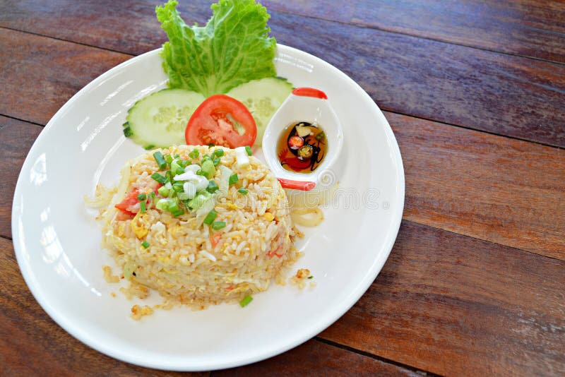 Fried Rice / Thai Fast Food Stock Image - Image of delicious, fried ...
