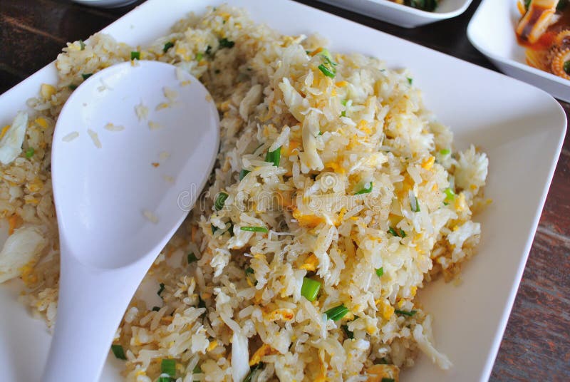 Fried rice, Thai food stock photo. Image of healthy - 121104642