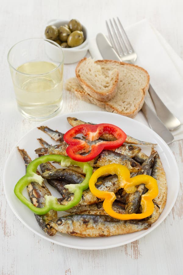 Sardines in Tea Oil with Red Pepper and Fermented Soya Beans Stock ...