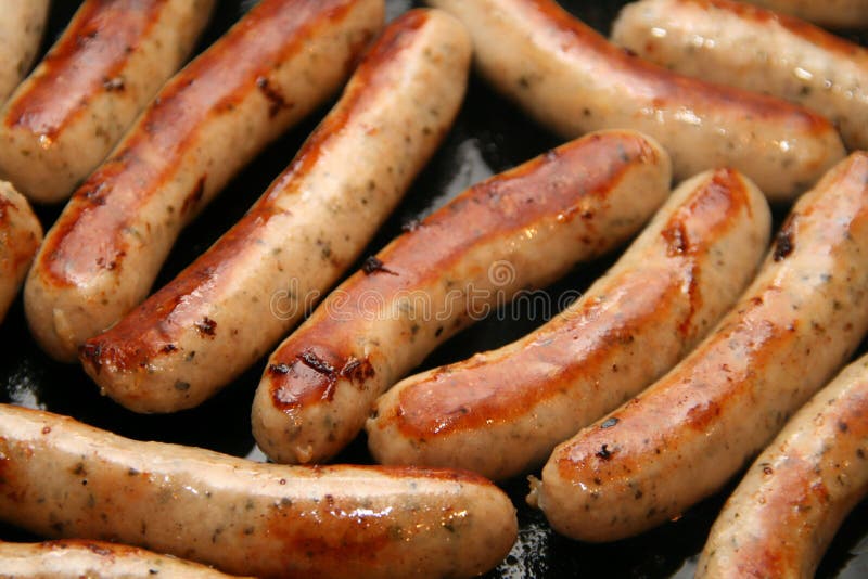 Fried Sausage stock photo. Image of food, tasty, sausage - 17135464
