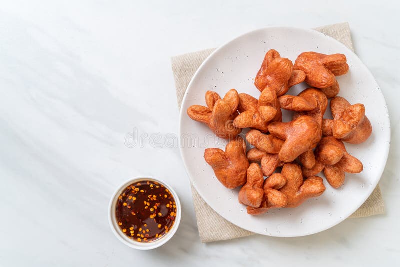 Fried Sausage With Dipping Sauce Stock Image Image Of Grilled Fresh
