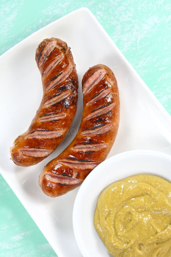 Fried sausage stock photo. Image of food, kitchen, fast - 68572922