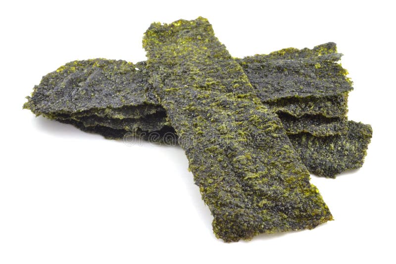 Fried seaweed stock image. Image of cooking, green, fried - 183513741