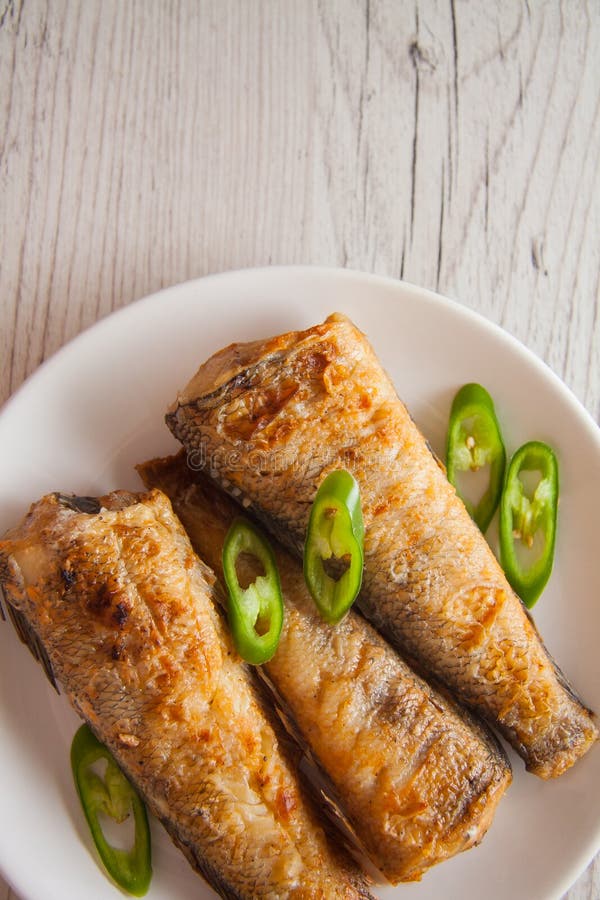 Fried shad stock photo. Image of dish, vegatables, cucumber - 75032246