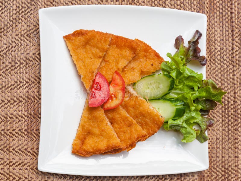 Fried shrimp roti stock photo. Image of curry, dough - 34669300