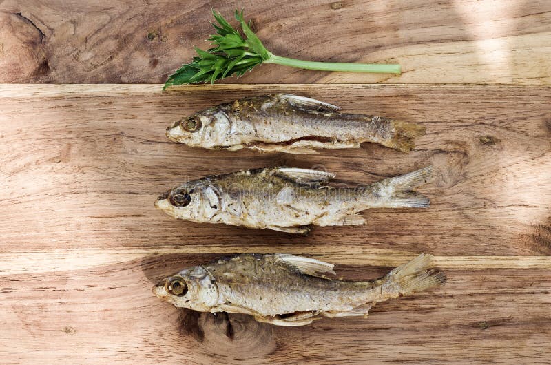 Fried Siamese Mud Carp for Dinner Stock Photo - Image of crust, fish ...