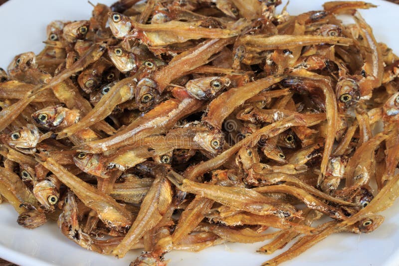 Fried small fish stock image. Image of crunchy, brown - 65615687