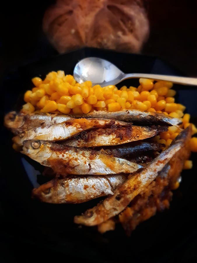 Fried small fish stock photo. Image of horizontal, fresh - 305201526