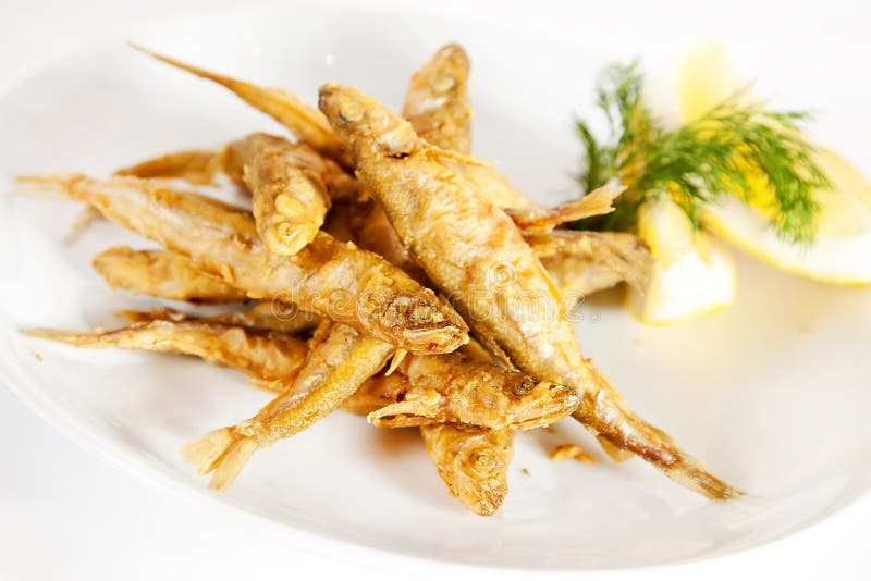 Fried smelt fish stock image. Image of lunch, crisp, natural - 31062859