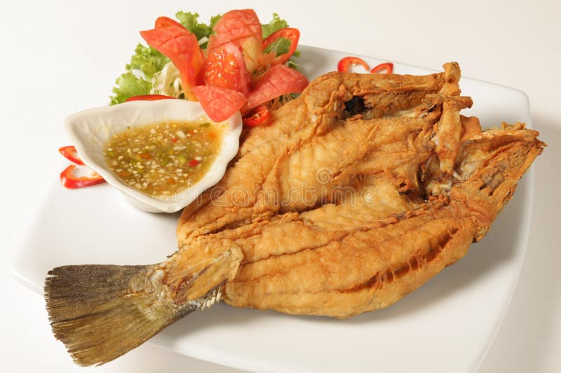 Fried snapper stock photo. Image of menu, meal, cooking - 27349714