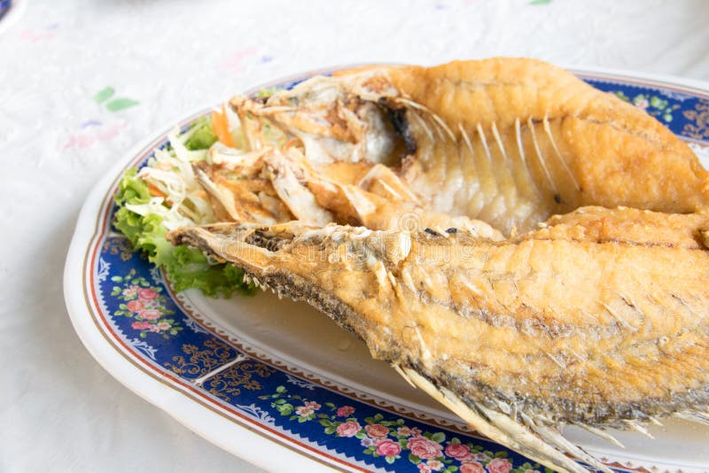Fried Snapper with Fish Sauce Stock Image - Image of food, cuisine ...