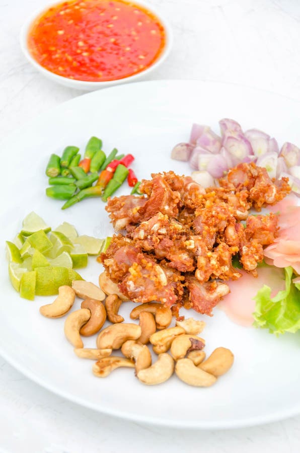 Fried Sour Fermented Chicken Stock Image - Image of food, meal: 57590243