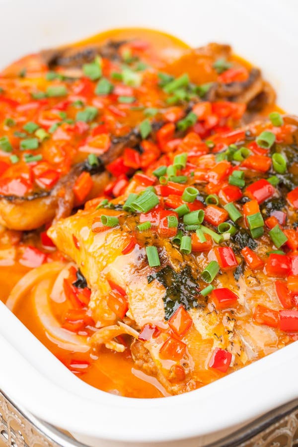 Fried spicy fish pieces 3 stock photo. Image of chili - 73946624