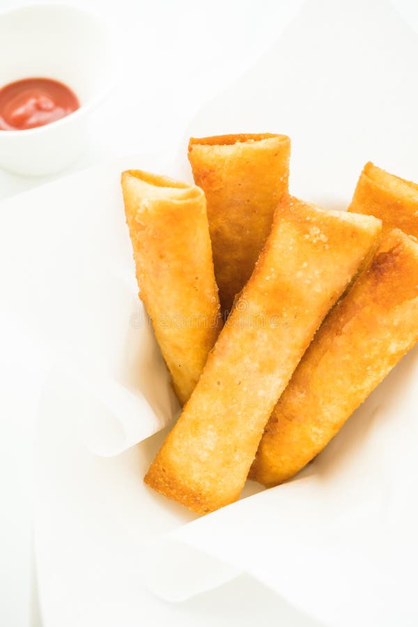 Fried spring roll stock photo. Image of crispy, roll - 78291794