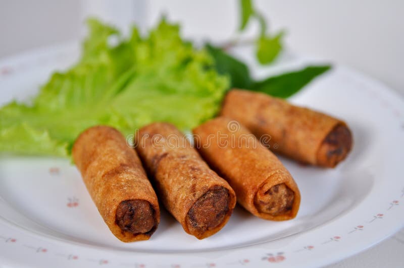 Fried Spring Rolls Picture. Image: 17381538