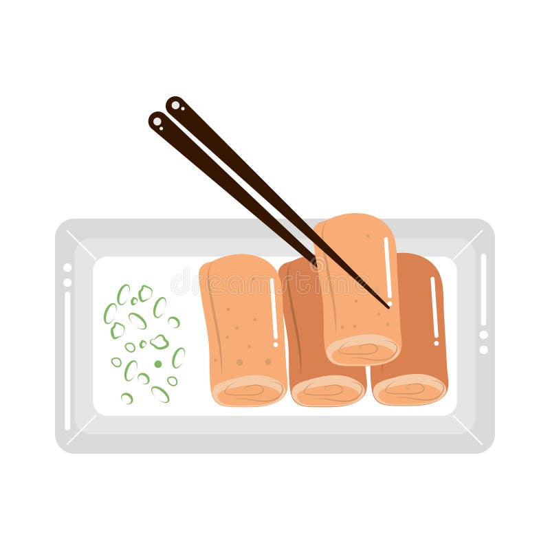 Spring Rolls Icon Stock Illustrations – 165 Spring Rolls Icon Stock ...