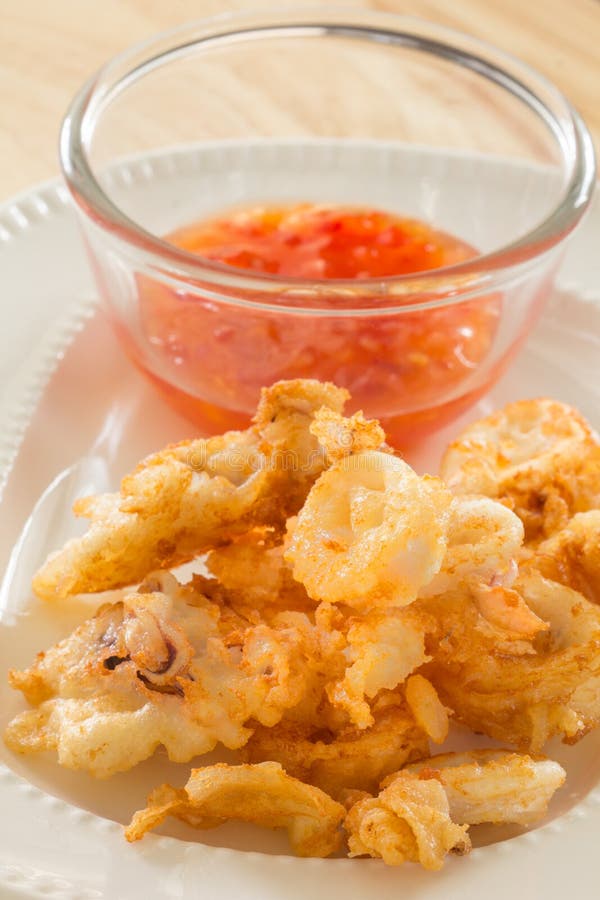 Fried squid stock image. Image of cook, cooking, iodine - 35836957