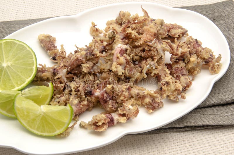 Fried squid stock photo. Image of sailor, snack, frying - 47402386