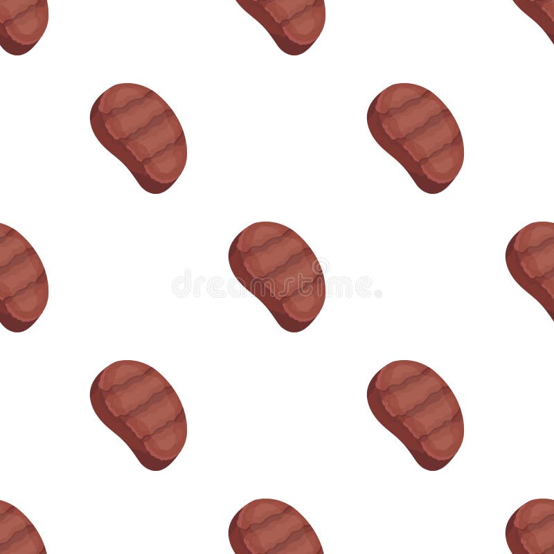 Fried Steak.BBQ Single Icon in Cartoon Style Vector Symbol Stock ...