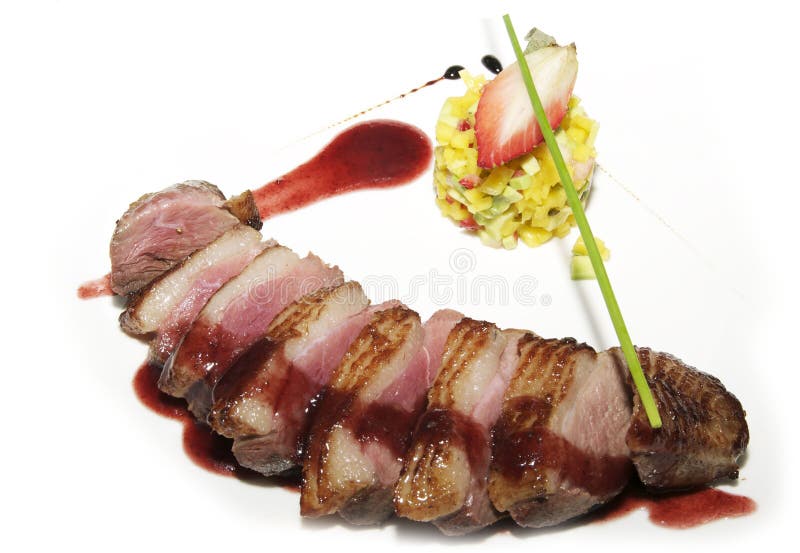 Fried steak with blood stock image. Image of fats, delicacy - 23397073