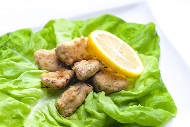 Fried Surimi Stick with Lemon Stock Photo - Image of still, nutrition ...