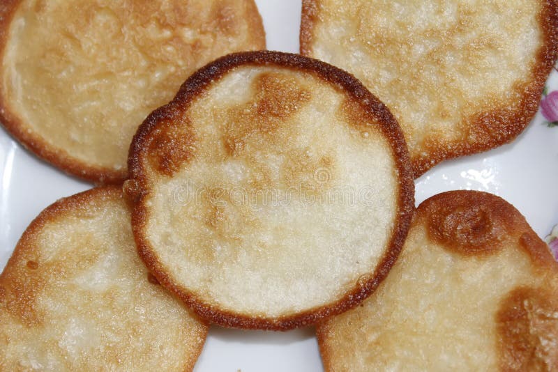 Fried sweet potato cake stock image. Image of dish, grain - 56007503