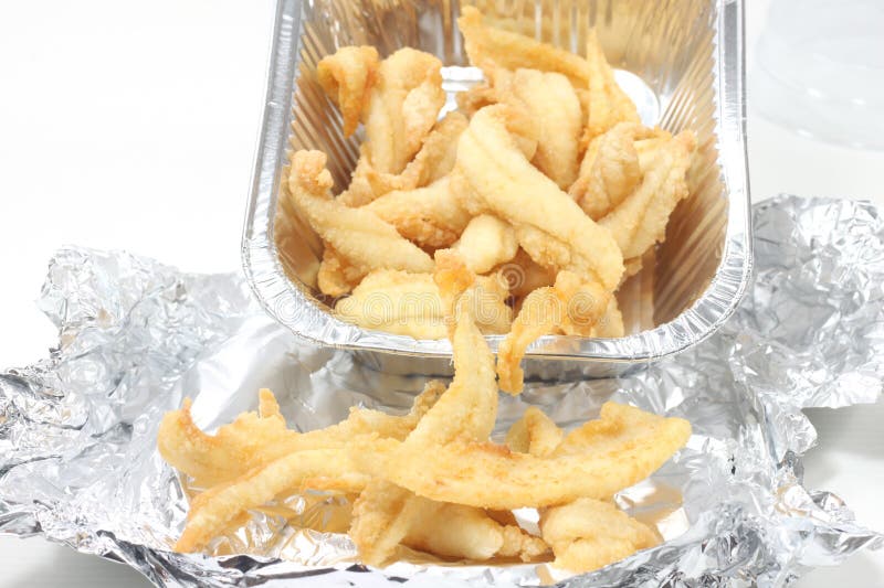 Fried Takeaway Small Seafood Sole- Stock Image - Image of fried, dish ...
