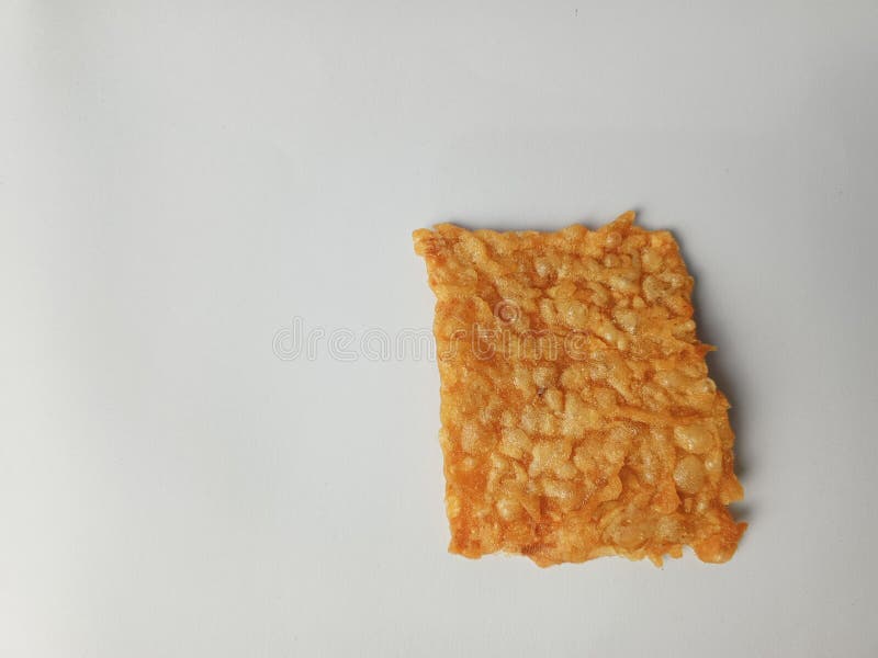 Fried Tempe Isolated on White Background Stock Photo - Image of healthy ...